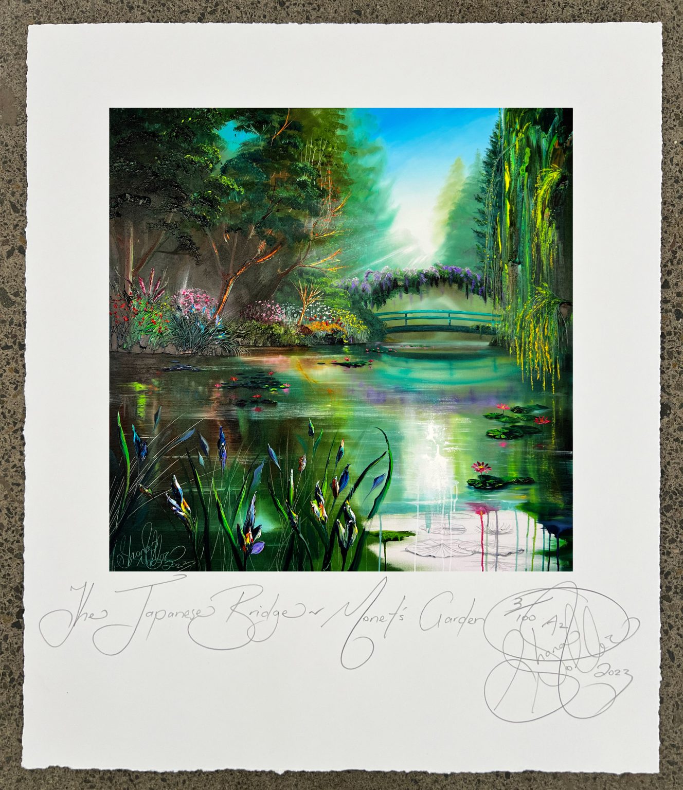 Japanese Bridge - Limited Edition Print - Shona Moller Gallery